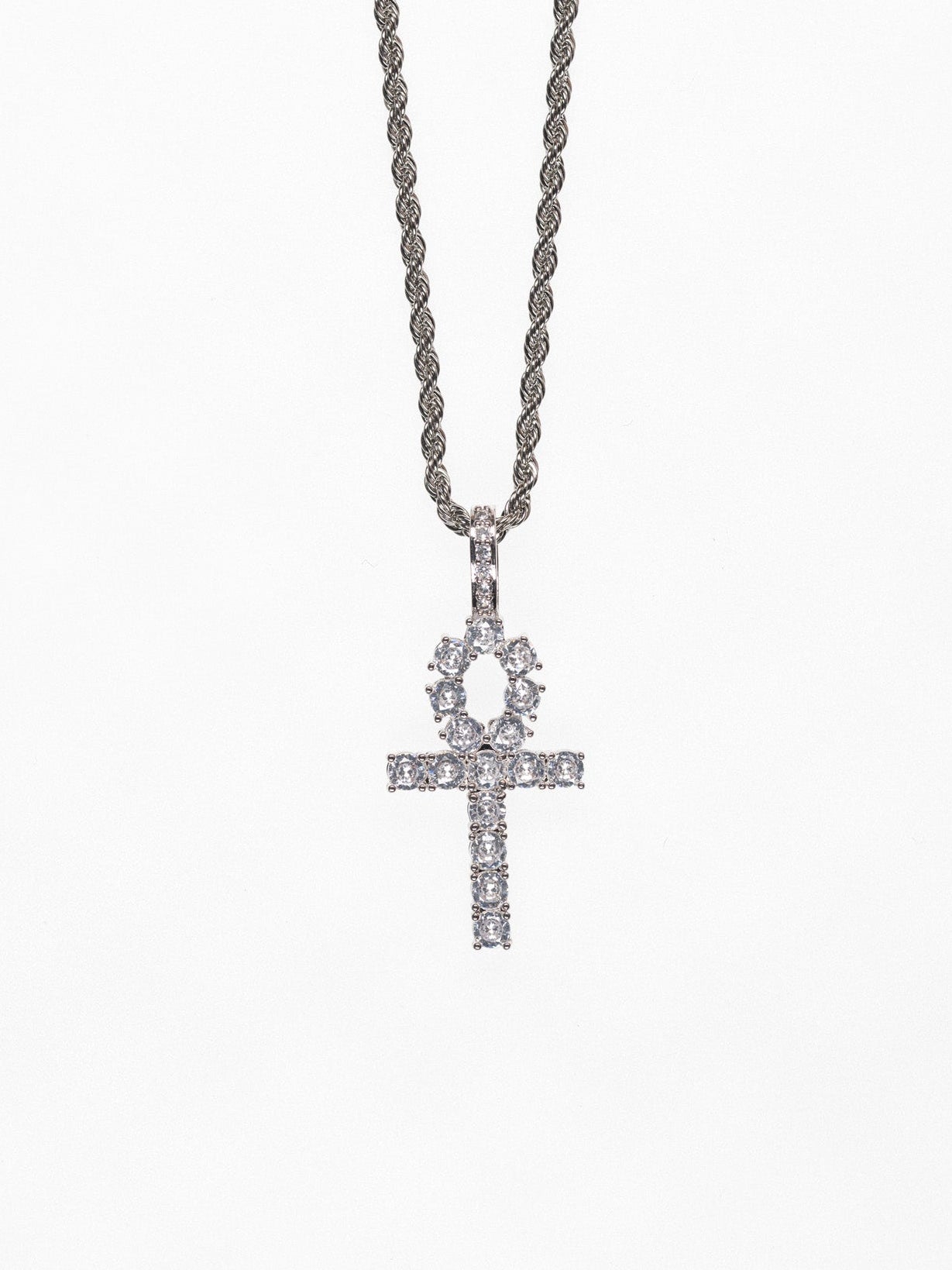 Ankh Cross + Rope Chain
